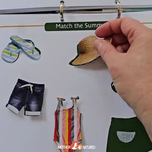 Summer Busy Book for Preschoolers | Summer Nature Busy Book | Summer ...