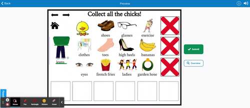 Spring Artic Game: Collect the Chicks - late developing sounds BOOM Card™