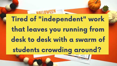 Early Readers (K-2) Halloween Activities Bundle *Bingo, Crossword, Word ...