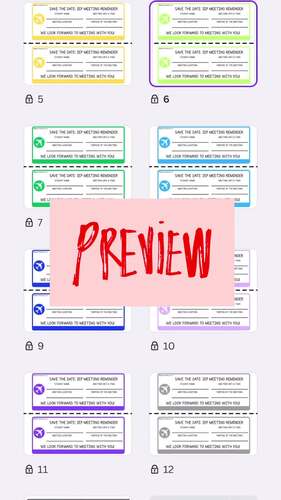 Save the Date: IEP Meeting Reminder – Printable for Special Educators