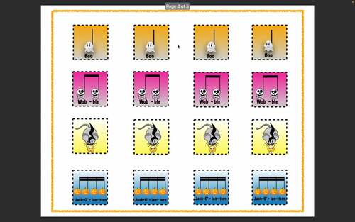 My Spooky Composition- (Rhythm Cut-Out Activity) by Mr Doug's Music Shop