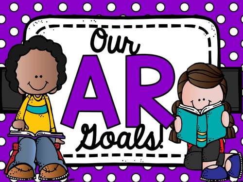 AR Goal Tracking Clip Chart- Percentages by Page Products | TPT