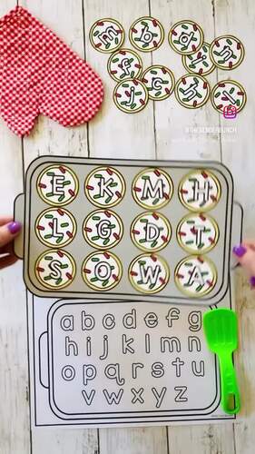Matching Uppercase and Lowercase Letters - Letter Recognition Activities
