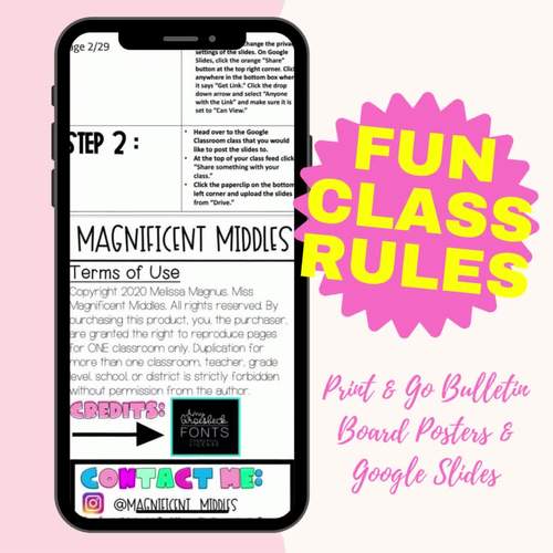 Back to School Bulletin Board: Following the 5 Ps by Miss Magnificent ...