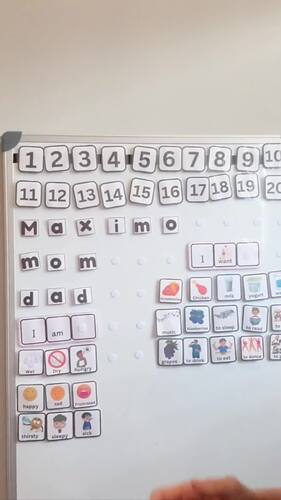 Speech Therapy Mini-Cards - Communication Tool by Maestra Ximena