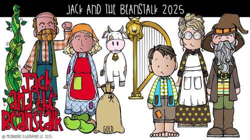 Jack and the Beanstalk clipart 2025 Literature clipart Book Companion ...