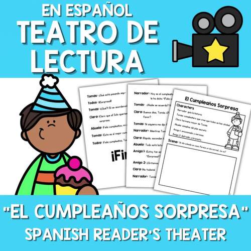 Teatro de Lectura en español | obra corta escenita | Dual Language ...