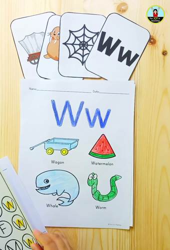 Letter of the Week W Activities for Preschool and Kindergarten | TPT