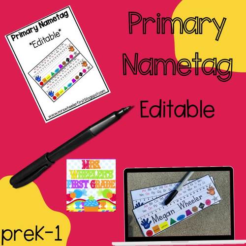 Desk Nametag by Mrs Wheeler | TPT