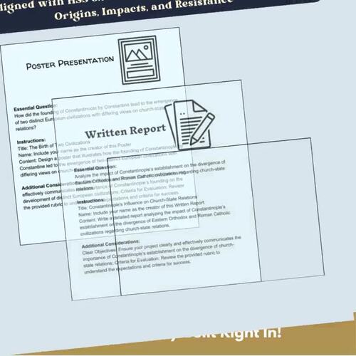 The Development of Slavery & Its Societal Impacts • PBL Choice Board ...
