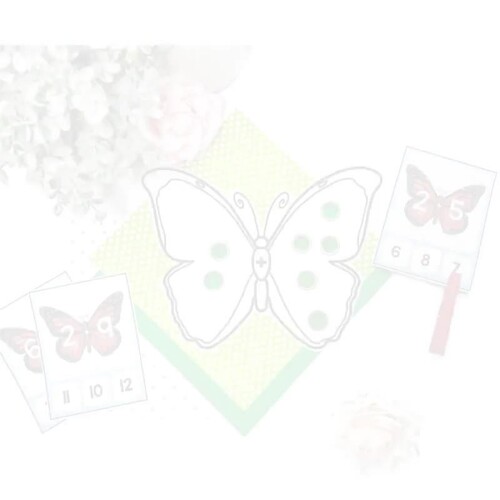 Butterfly Addition Clip Cards w/ Butterfly Symmetry Math Activity
