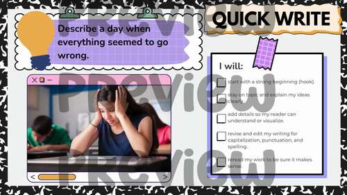 Quick Write Prompts for 3rd–5th Grade | Narrative, Opinion, & Creative ...
