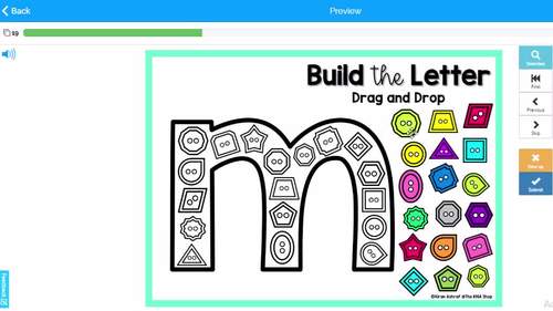 Alphabet Recognition Lowercase Boom Card Back to School by The KNA Shop