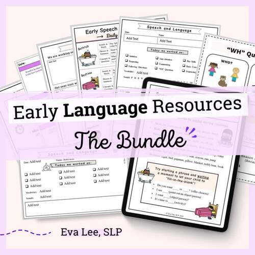 Early Intervention and Speech Therapy | EI and PreK Forms and Handouts