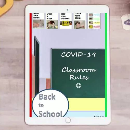 COVID 19 Classroom Rules by The Mellow SLP | Teachers Pay Teachers