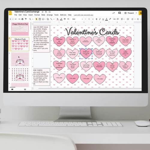 Digital Valentine's Day Card Exchange⎟Google Slides by Happily Ever ...