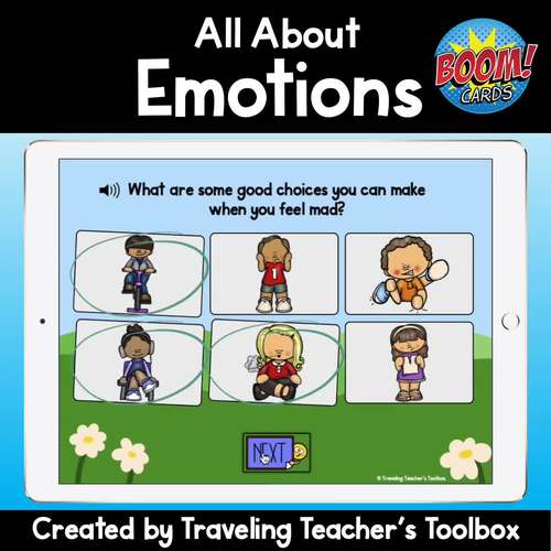 All About Emotions Boom Cards An Interactive Story | TPT