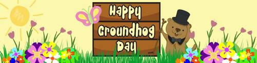 Happy Groundhog Day BANNERS | 5 VIRTUAL BANNERS | ANIMATED | GOOGLE ...