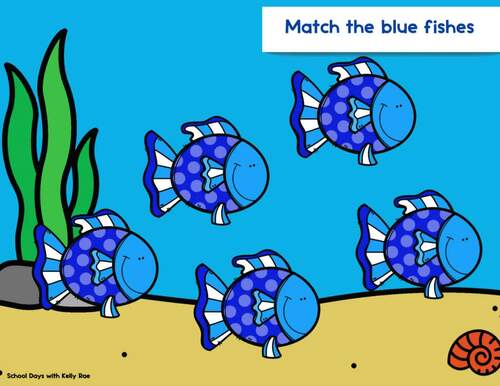Errorless Color Matching w/ Fishies - Adapted Book - Special Education ...