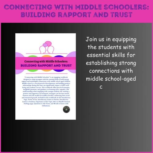 Connecting Middle Schoolers: Building Rapport and Trust | TPT