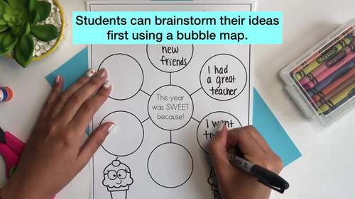 End of the Year Writing Activity by Tidy Up and Teach | TPT