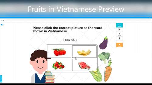 FRUITS Vietnamese Distance Learning | FRUIT Vietnamese BOOM Cards™ Task ...