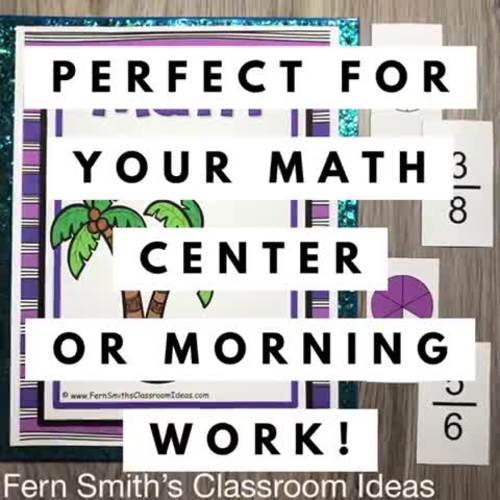 Fraction Center Games by Fern Smith's Classroom Ideas | TPT