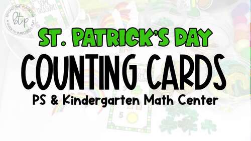 St. Patrick's Day Math Center Preschool, Pre-K & Kindergarten ...