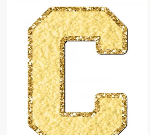 Welcome Banner Varsity Patch Letters Learning Objectives display checkered