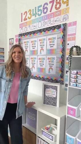 CUTESY Classroom Decor BUNDLE | Composition Notebook Classroom Supplies ...