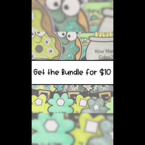 Clover Donut Craft | St. Patrick's Day Draw & Identify Two-Dimensional ...