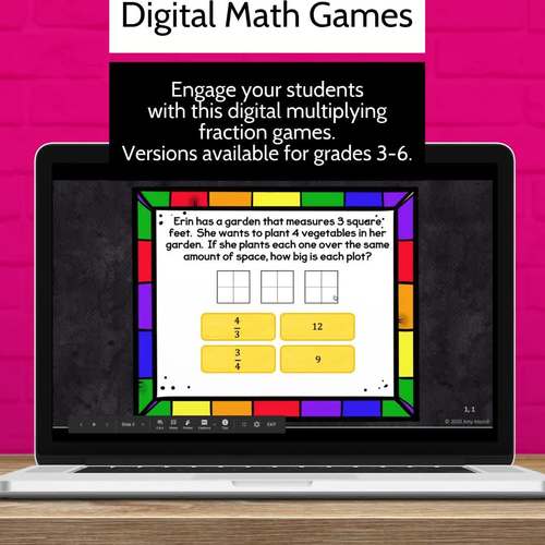 5th Grade Math BalloonPop™ Digital Review Games Year-Long BUNDLE
