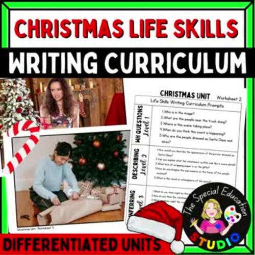 Christmas activities writing center Special Education Writing ...