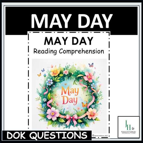 May Day Reading Comprehension Activities | DOK | Middle School by JH ...
