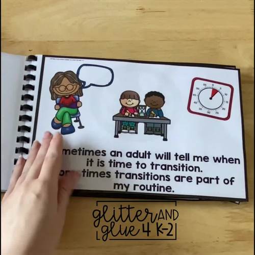 Transitions at School Interactive Story for Social Skills - Visuals & More!