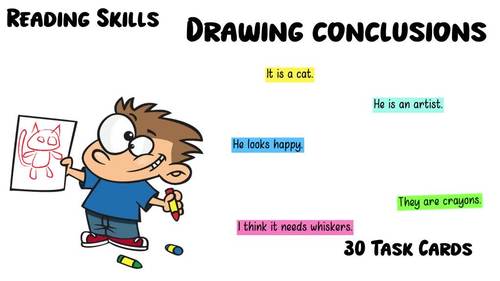 Inference and Drawing Conclusions Task Cards for Reading Comprehension