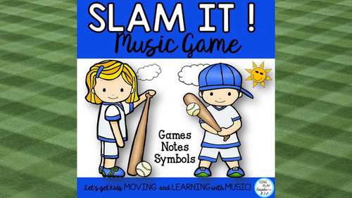 Music Game "Slam It!" Notes, Symbols, Flashcards by SING PLAY CREATE