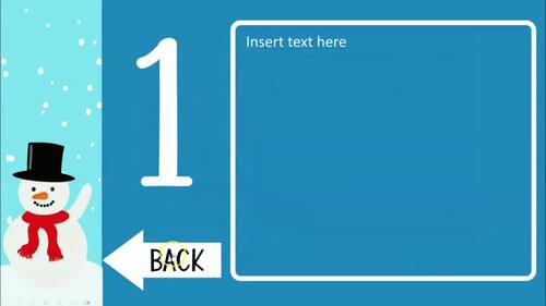 Interactive Christmas countdown digital advent calendar PowerPoint ...