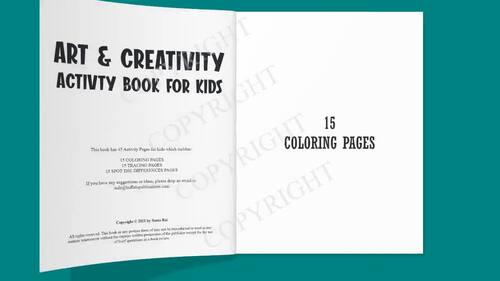 Art and Creativity Activity Book for Kids by Buffalo Publications