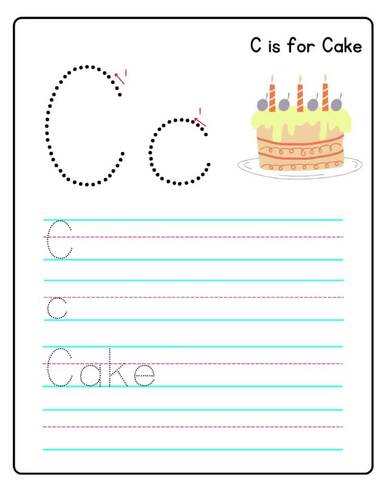 Food-Themed Alphabet Handwriting Practice Sheets | TPT