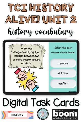 TCi History Alive! Unit 2 Vocabulary: Revolution in Colonies | Digital ...