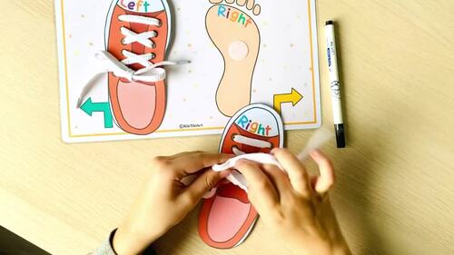 Shoe Tying Practice | Life Skills Activity for Kids | Fine Motor Skills