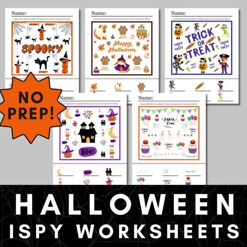 I Spy Halloween | Halloween Activities by Jenny Marie | TPT