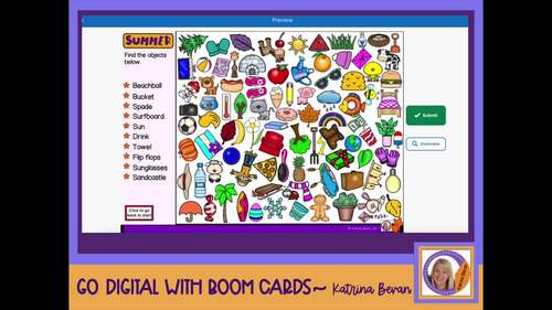 Boom™ Cards: I can find it! Spying Game by Katrina Bevan | TPT