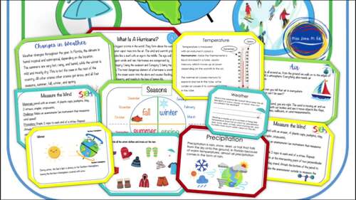 Weather and Seasons Second Grade Science SC.2.E.7.1 Unit by Mrs Lena
