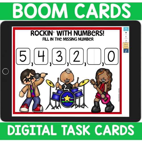 Fill in the Missing Number using Boom Cards | K.CC.A.2 Counting and ...