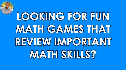 4th Grade Math Games - Hands On Small Group Math Activities | TPT