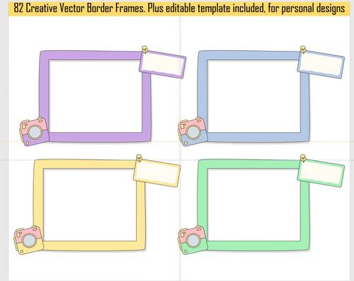 Picture Frame 11, Photo Image Frames, Add text, 82 PNG Graphics ...