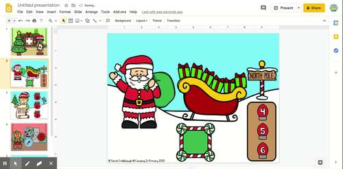 Digital Math Resources l Number Sense 0-20 l Christmas Theme l Google ...