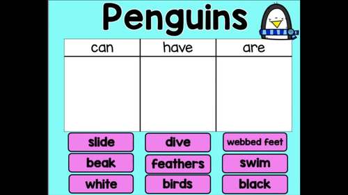 All About Penguin Google Slides Label Parts of a Penguin - Penguins ...